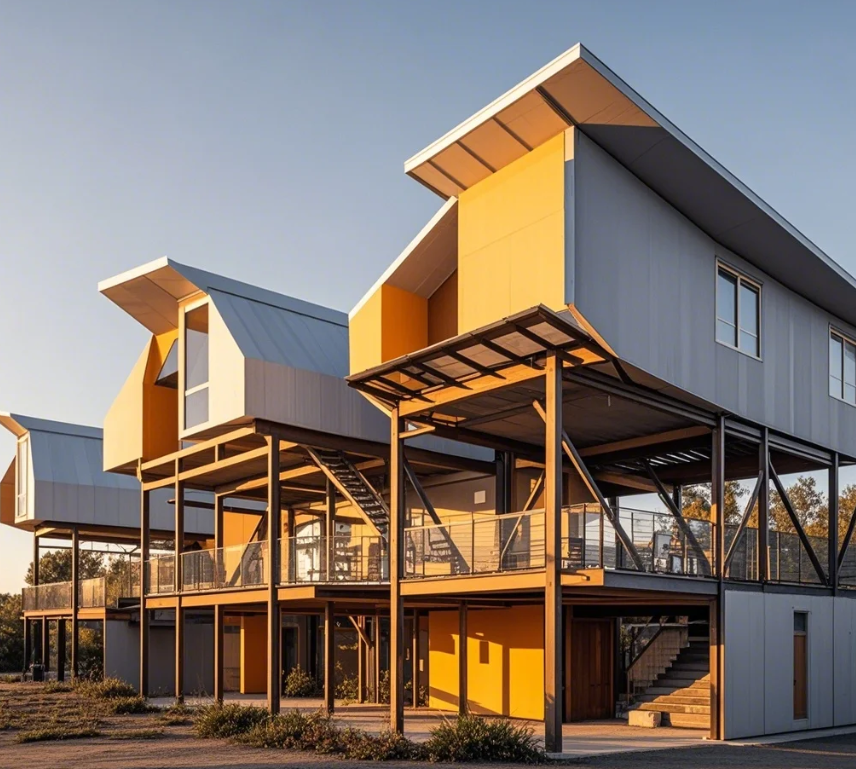 Steel Beam House - Ganyo Steel Structure