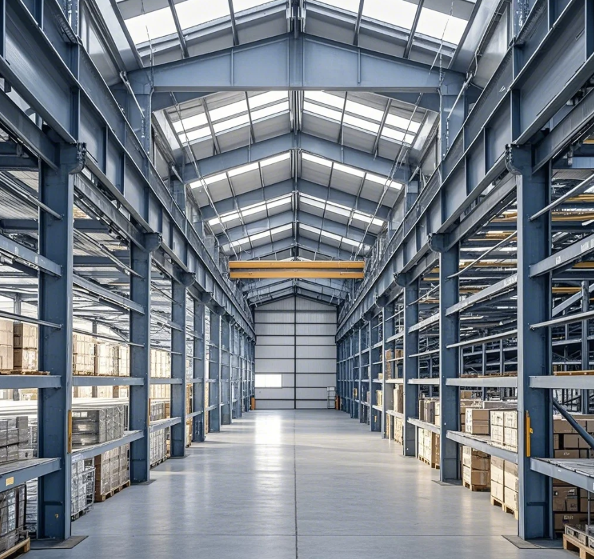 50000 Sq Ft Steel Warehouse - Ganyo Steel Structure